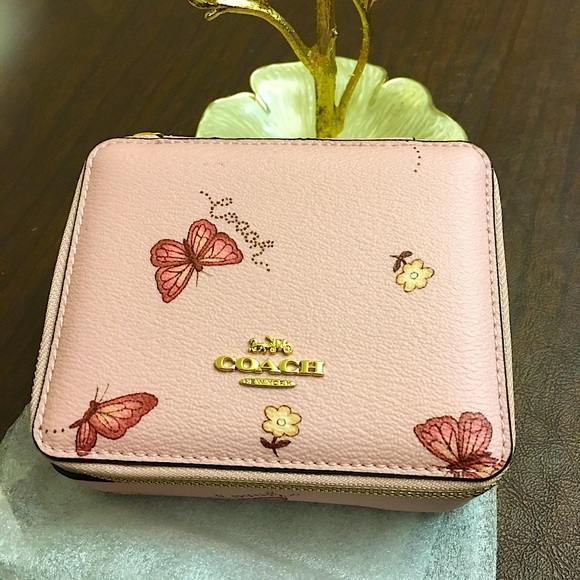 Coach | Accessories | Coach Leather Butterfly Jewelry Box | Poshmark